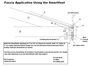 How to install SmartVent on a low slope roof.