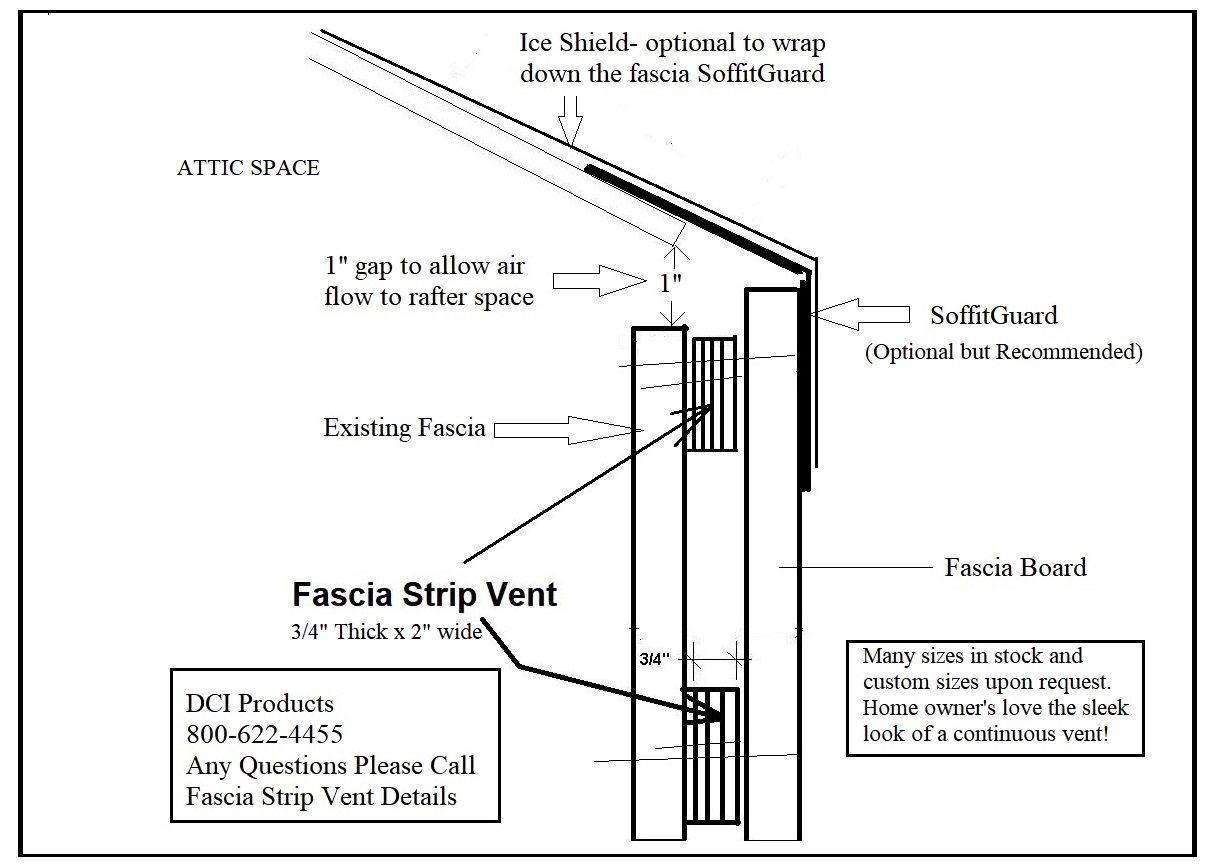 Fascia Strip Vent - DCI Products